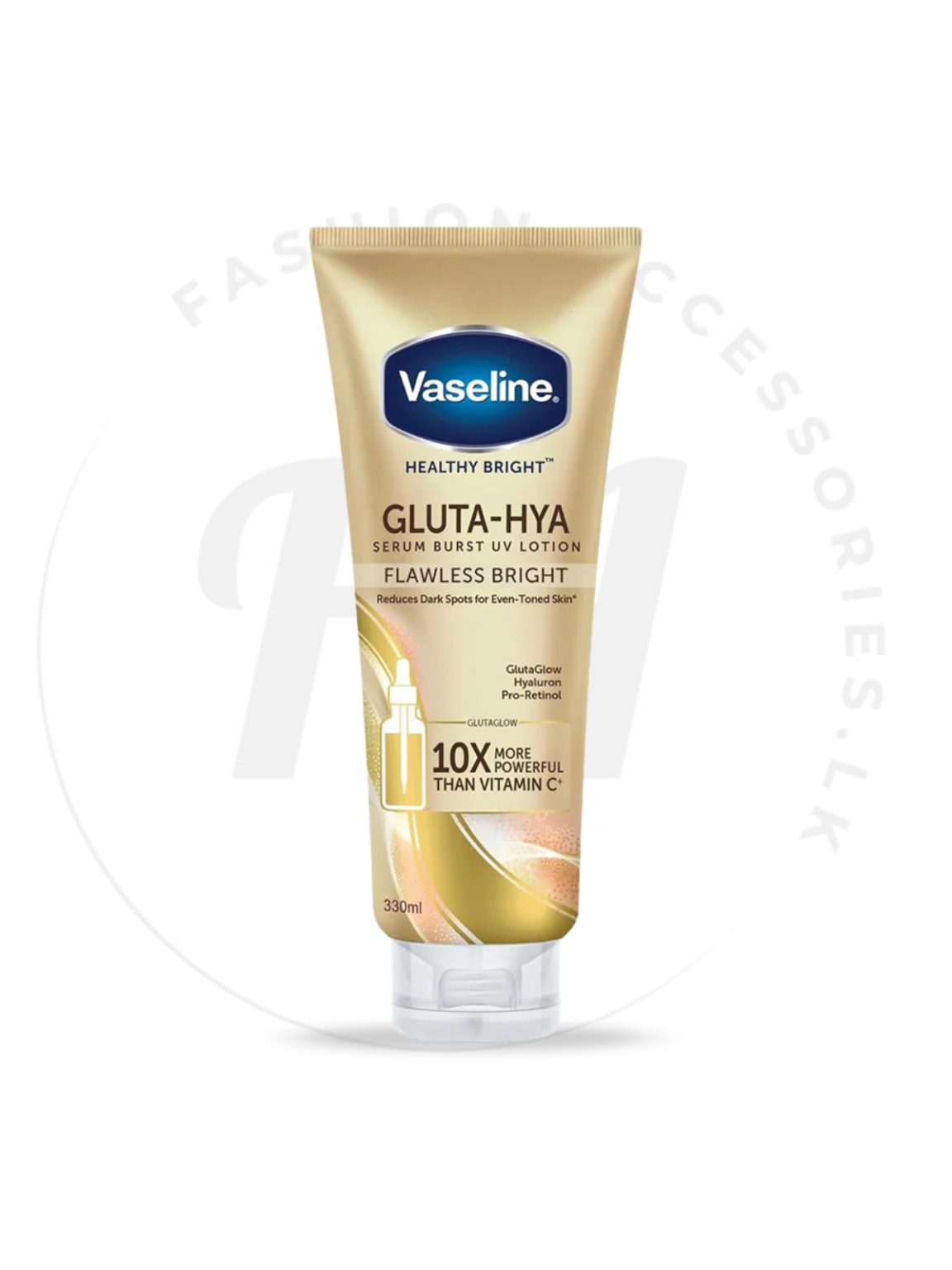 VASELINE GLUTA-HYA FLAWLESS BRIGHT SERUM BURST BODY LOTION 330ml ...